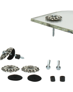 Rosette Kits to Hang Mirrors and Glass - Angel Gilding